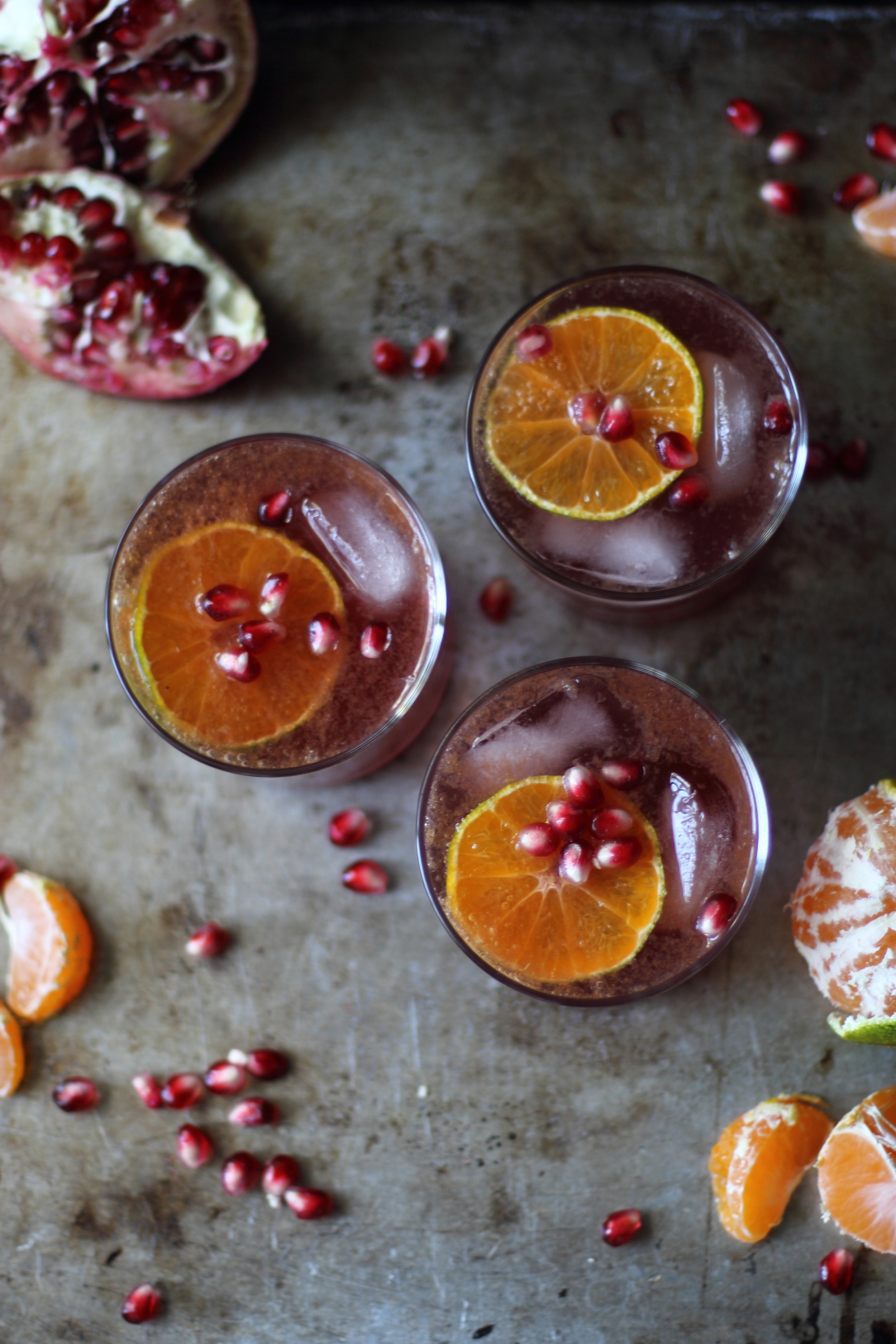 Pomegranate and Satsuma Gin Martini — My Diary of Us