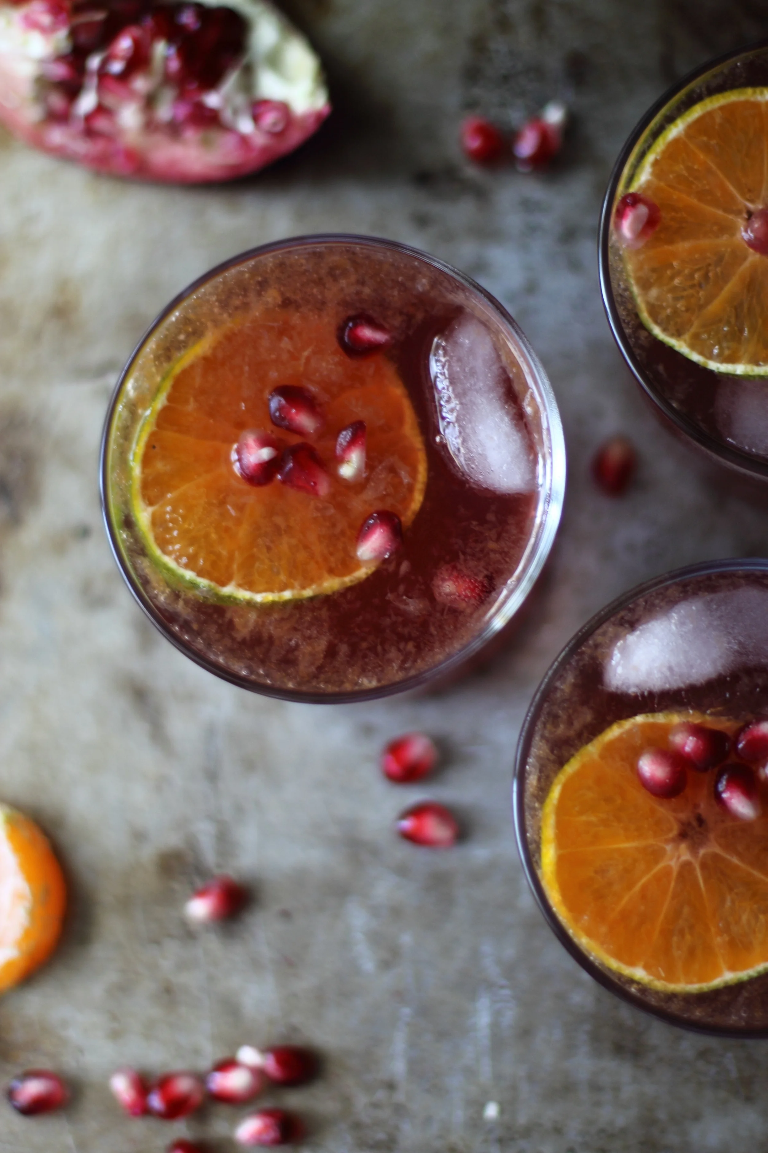 Pomegranate and Satsuma Gin Martini — My Diary of Us