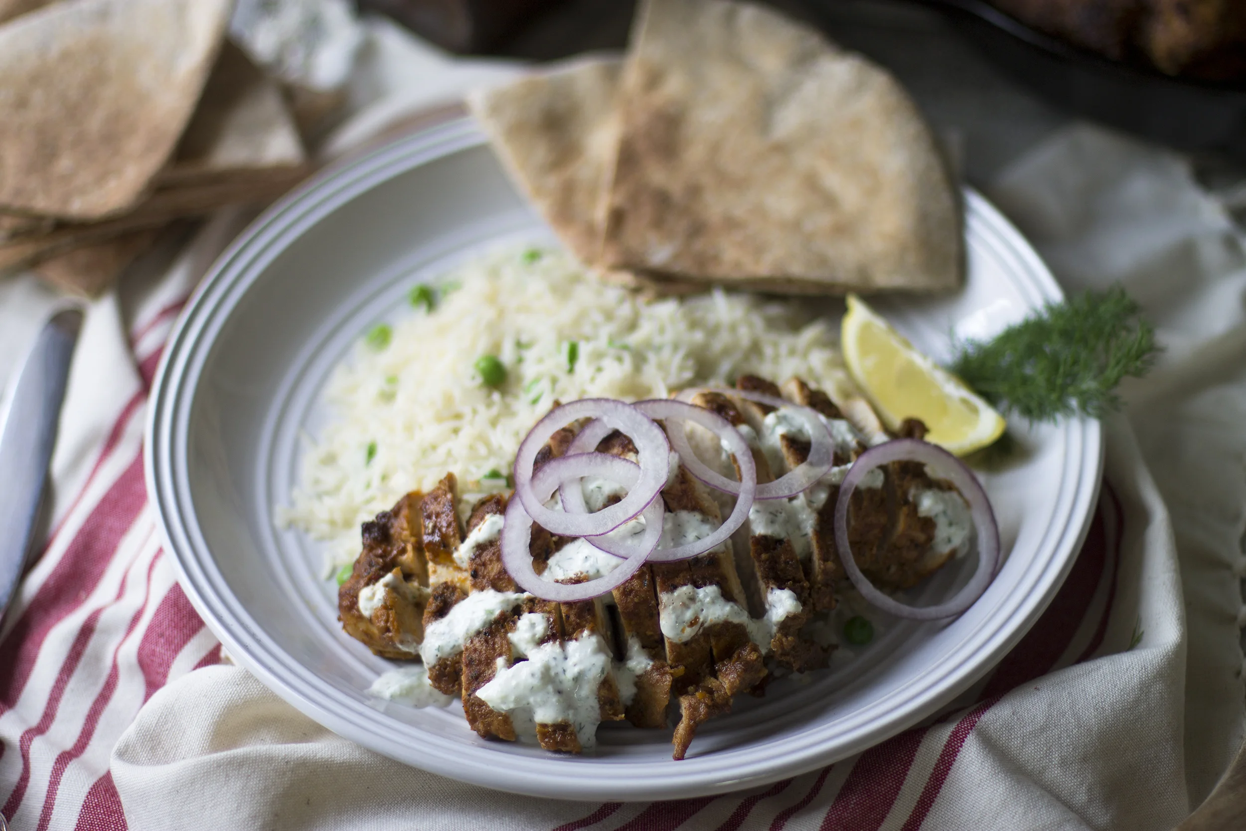 Chicken Shawarma over Greek Rice — My Diary of Us