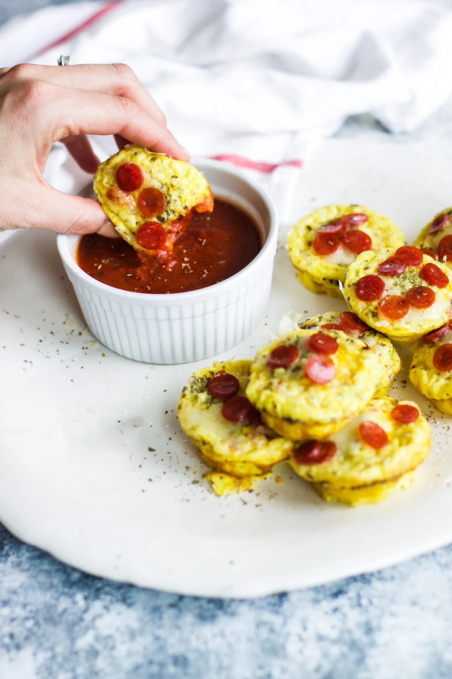 Mini Pizza Frittatas — My Diary of Us