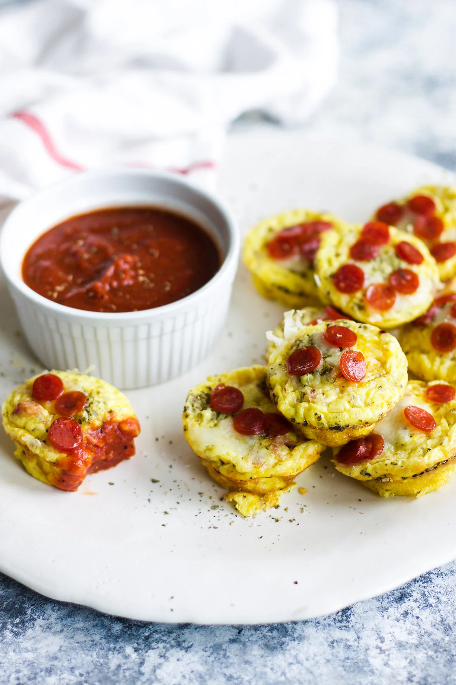 Mini Pizza Frittatas — My Diary of Us