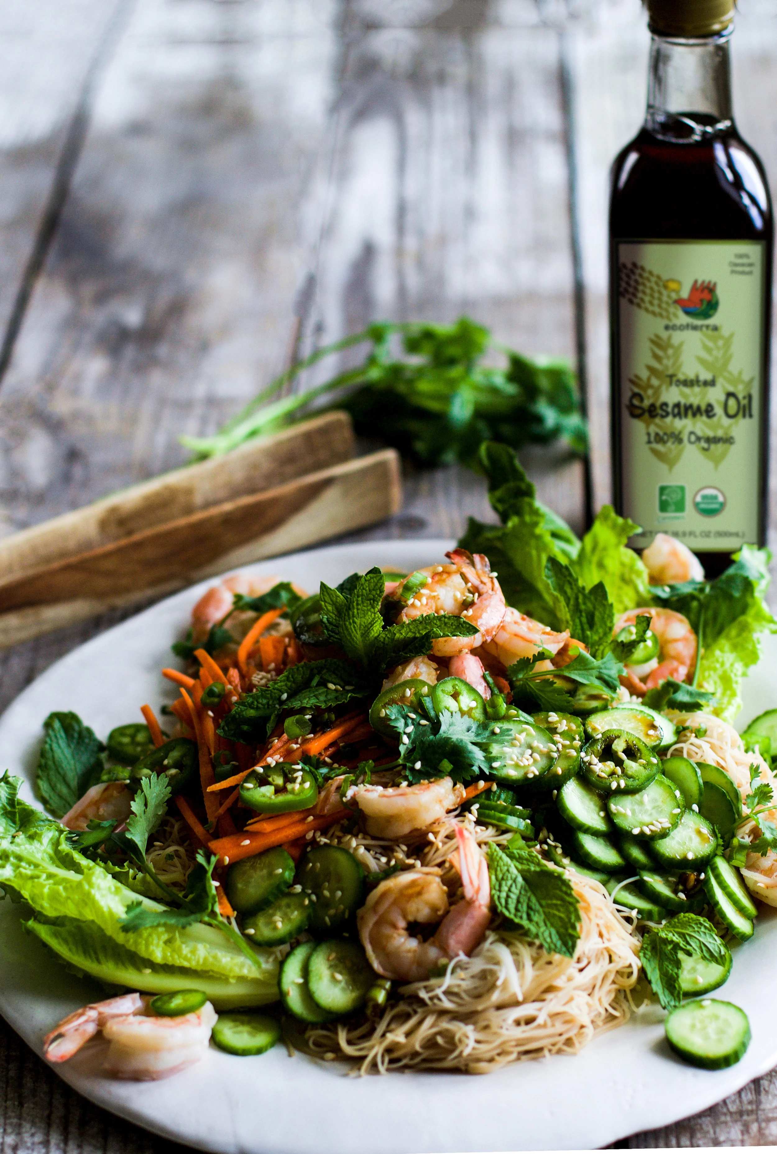 Shrimp Spring Roll Salad — My Diary of Us
