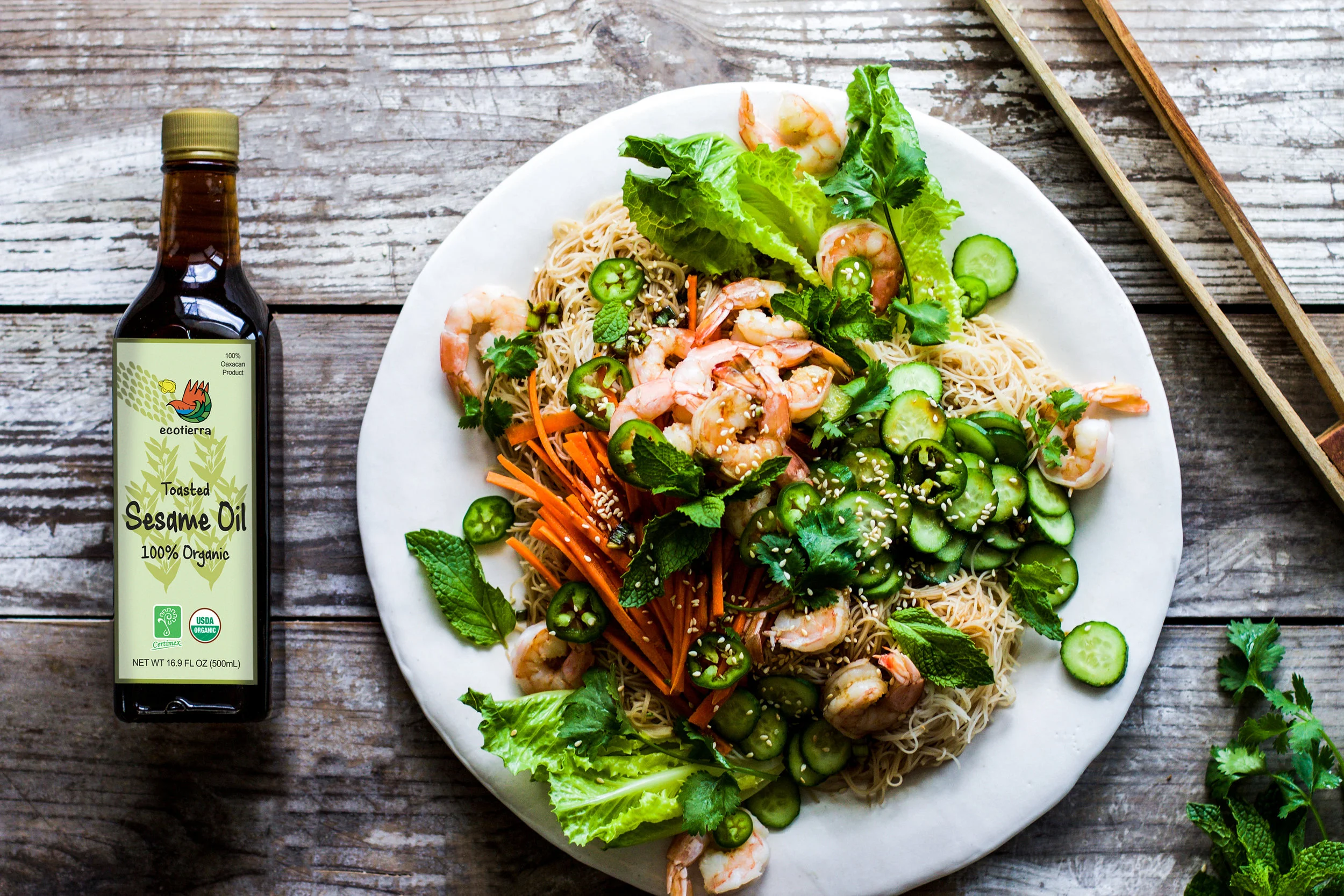 Shrimp Spring Roll Salad — My Diary of Us