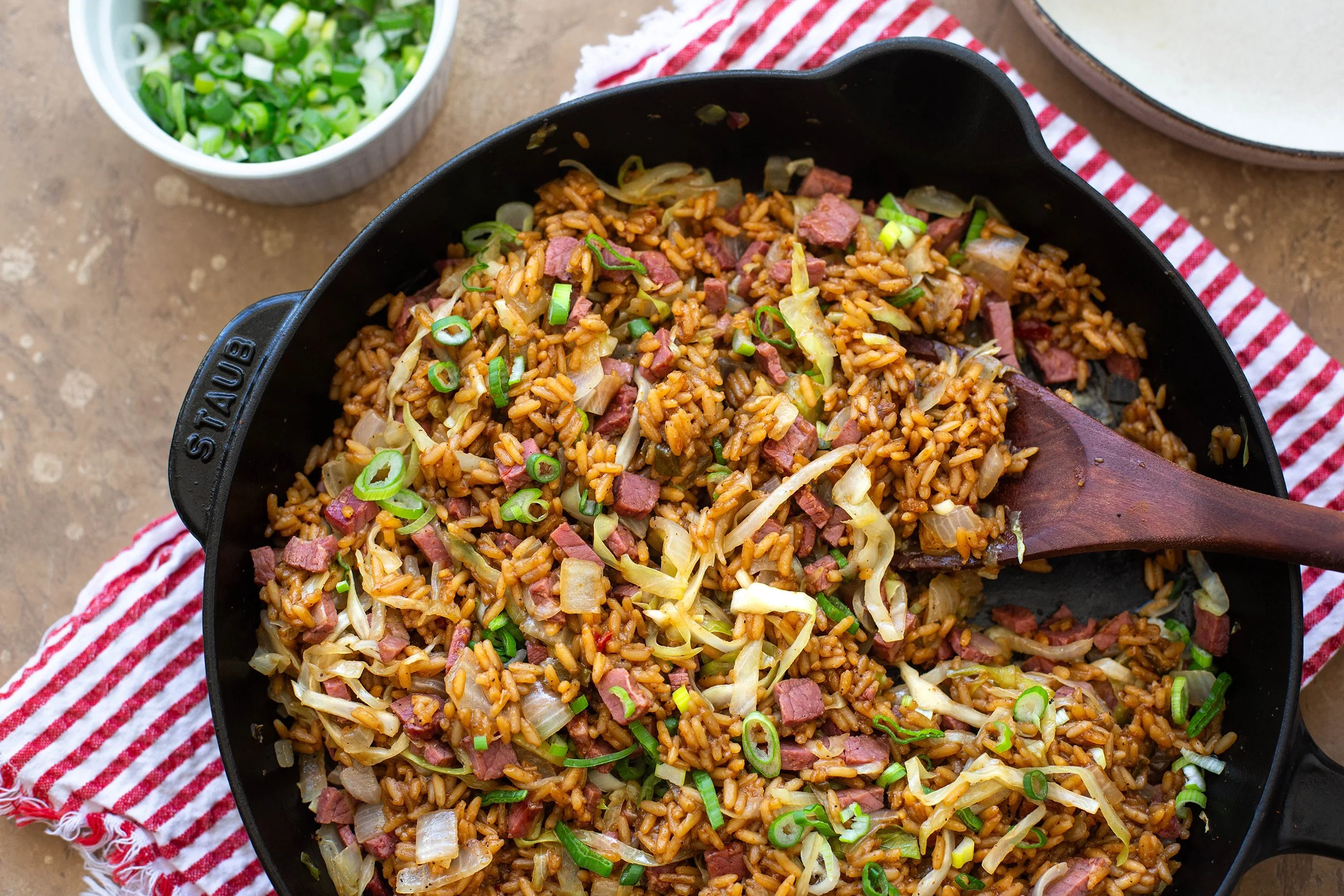 Corned Beef and Cabbage Dirty Rice — My Diary of Us