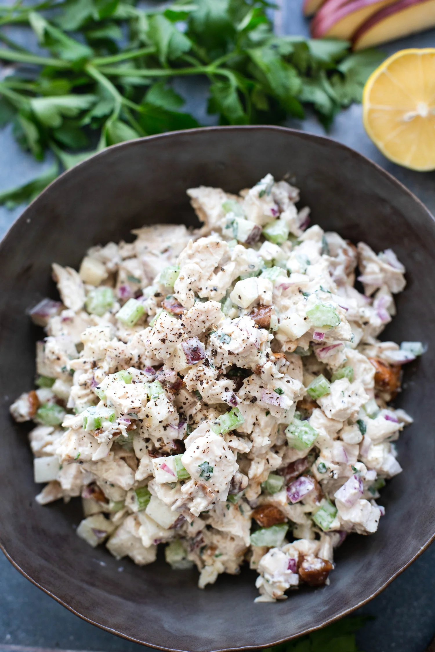 Blue Cheese and Pear Chicken Salad — My Diary of Us