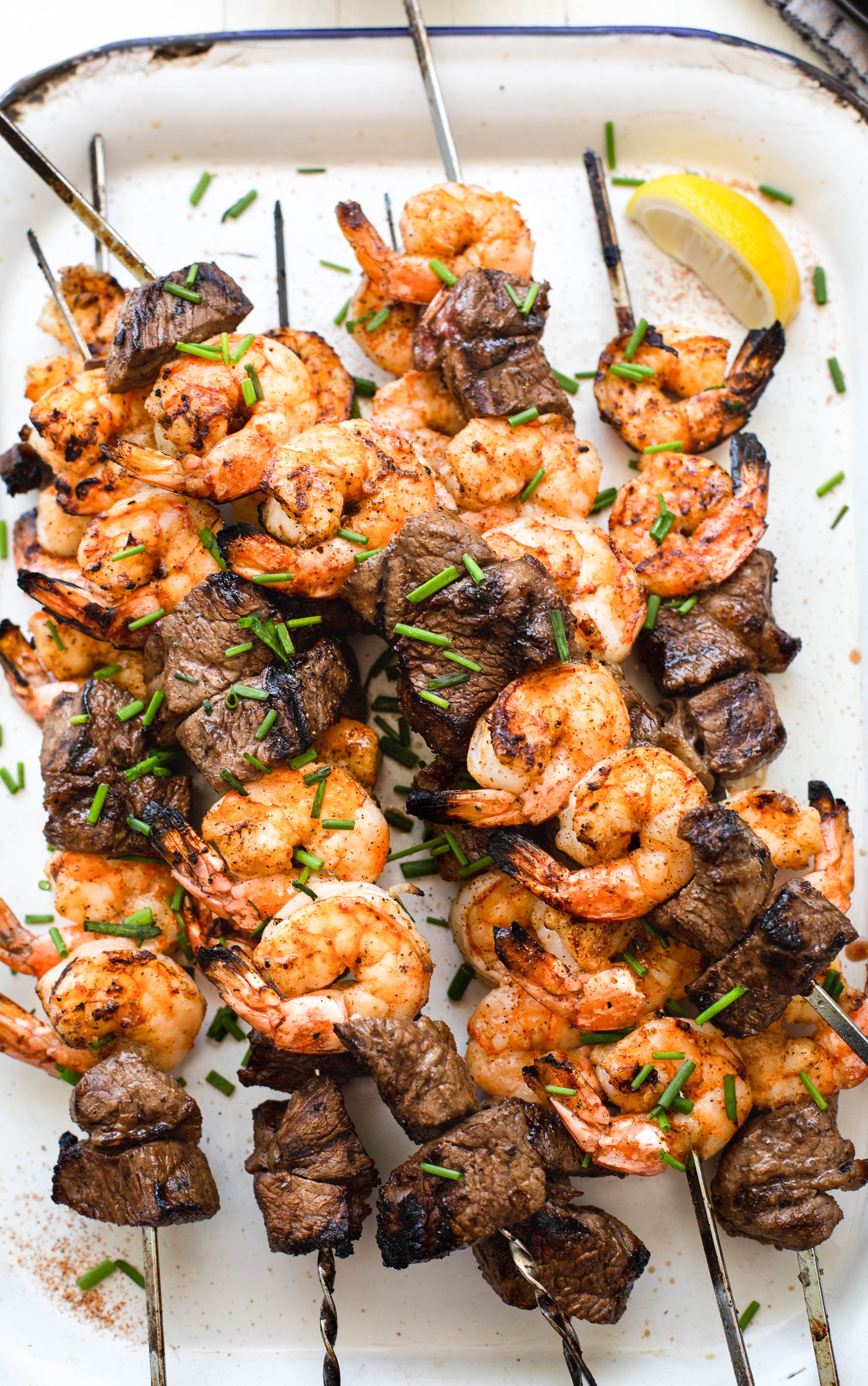 Surf and Turf Skewers with Cajun Horseradish Sauce — My Diary of Us