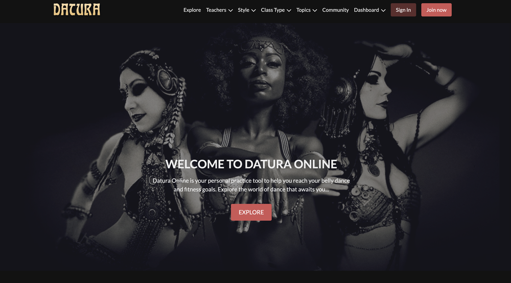 Datura Online Belly Dance Classes — Rachel Brice