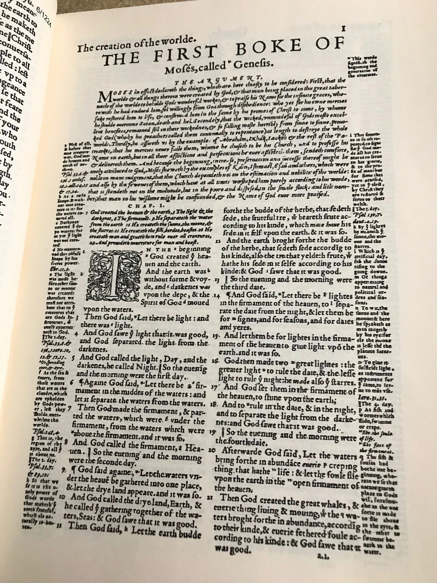 1560 Geneva Bible — A. P. Manuscripts