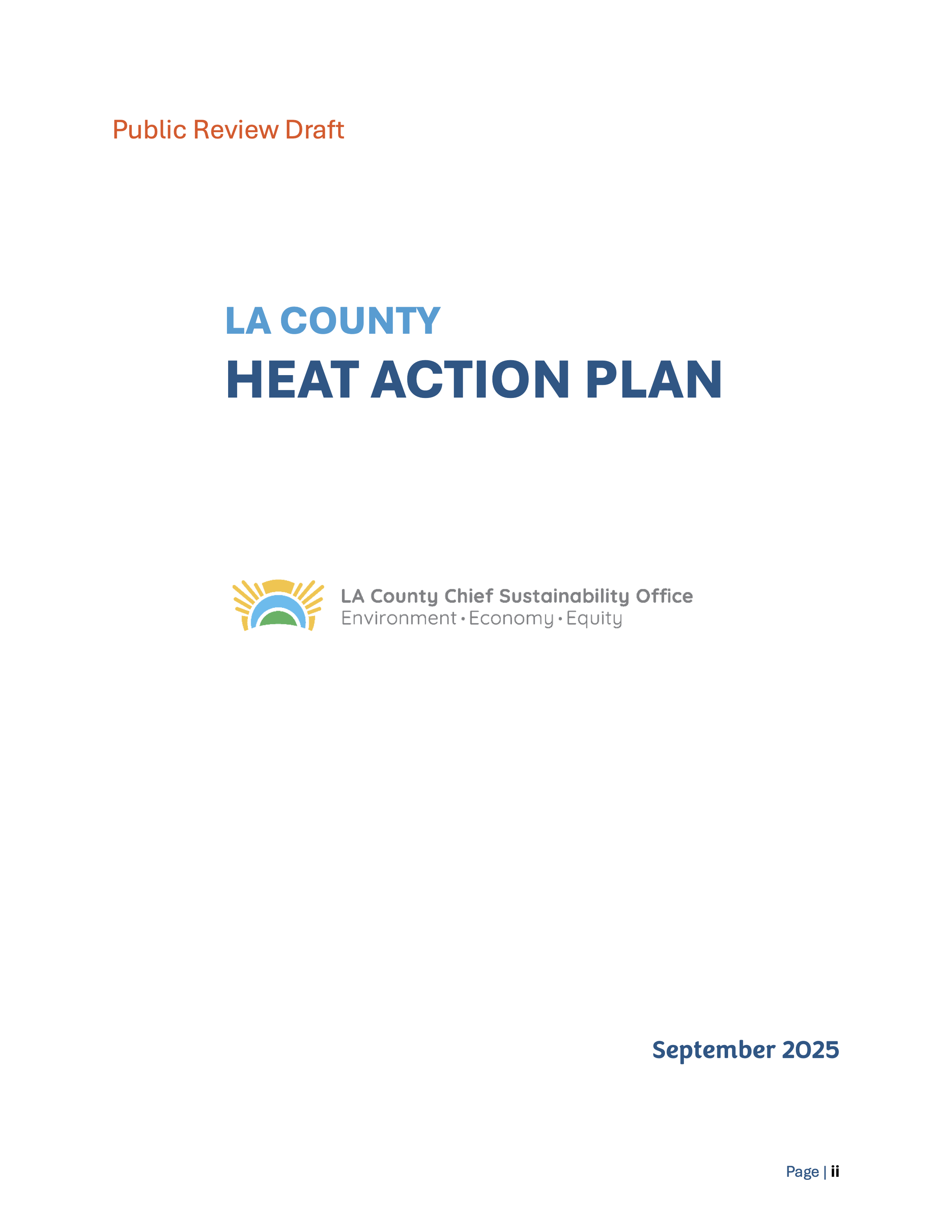 County Drafts Heat Action Plan — Los Angeles Regional Collaborative