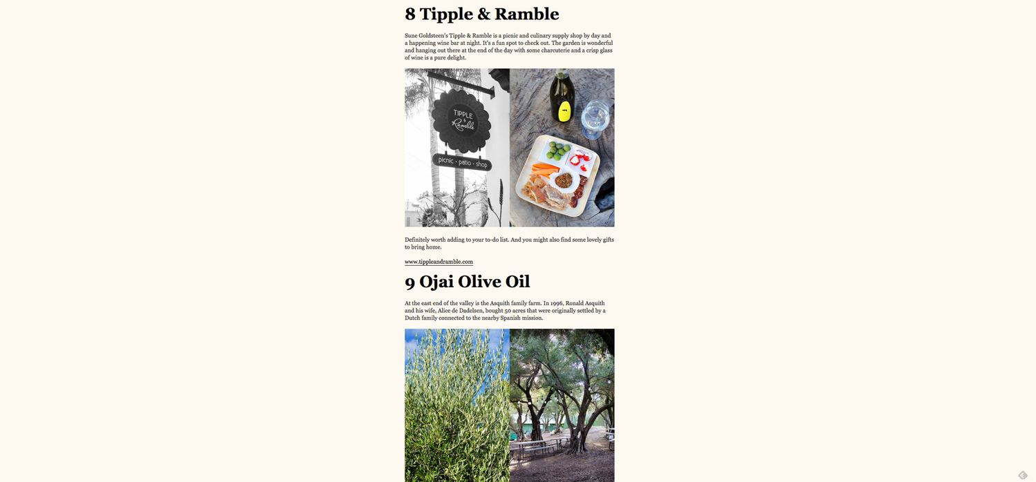 Press — Tipple & Ramble