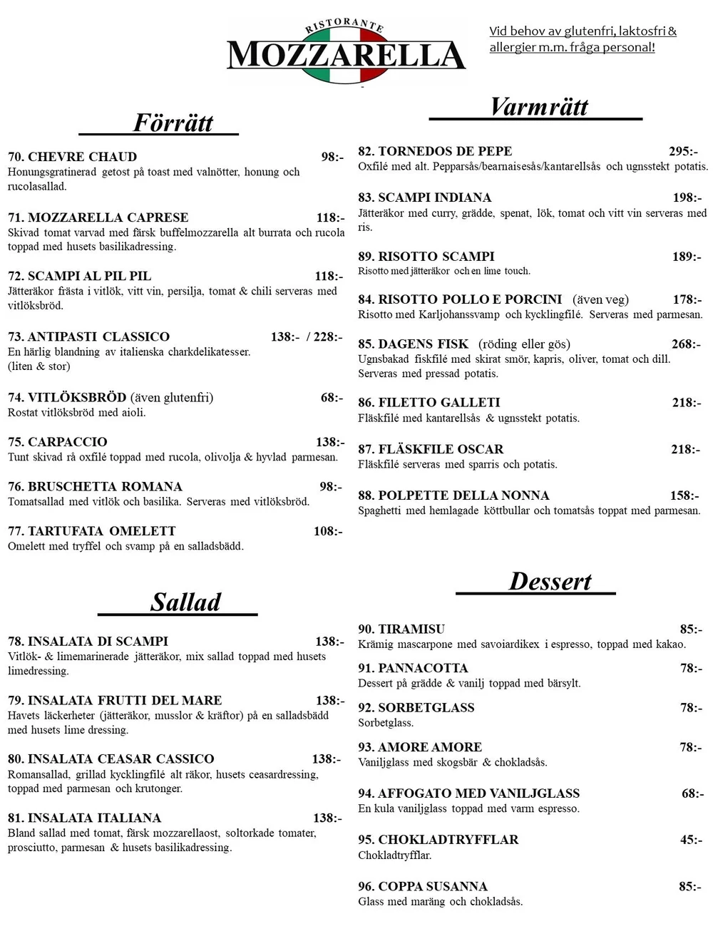 Mozzarella Ristorante