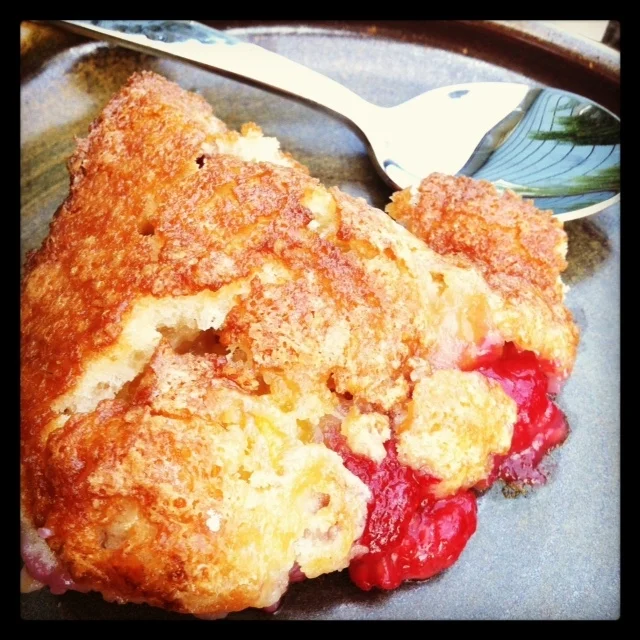 Peach Raspberry Buckle — my1stwordwaschocolate