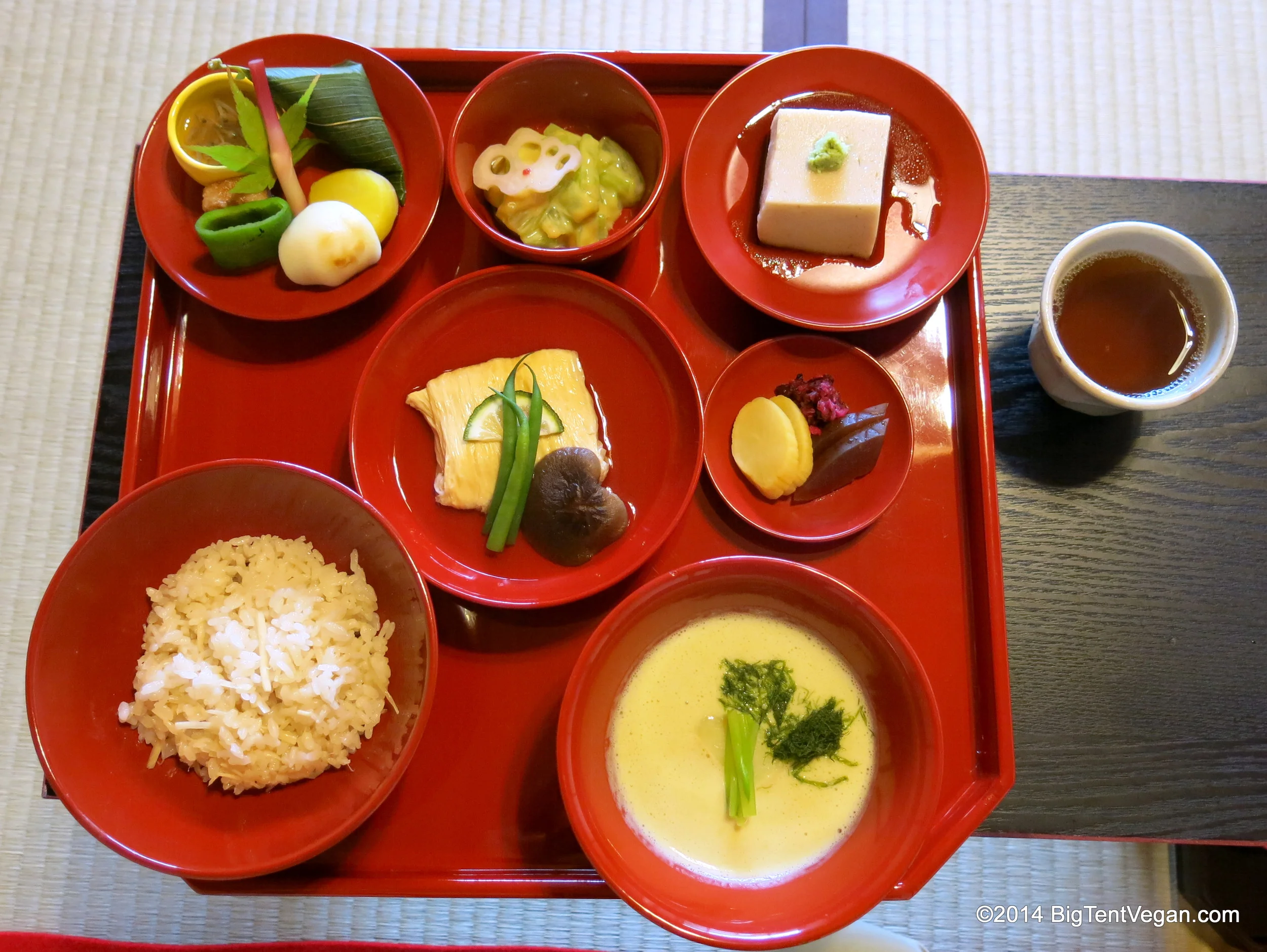 Shigetsu Restaurant inside Tenryuji Temple (Vegan in Kyoto, Japan ...