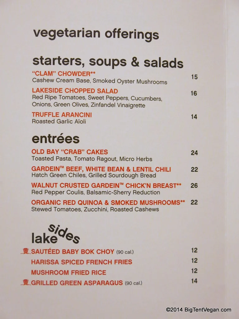Secret Vegan Menus at Wynn and Encore (Las Vegas, NV, USA) as of Dec ...