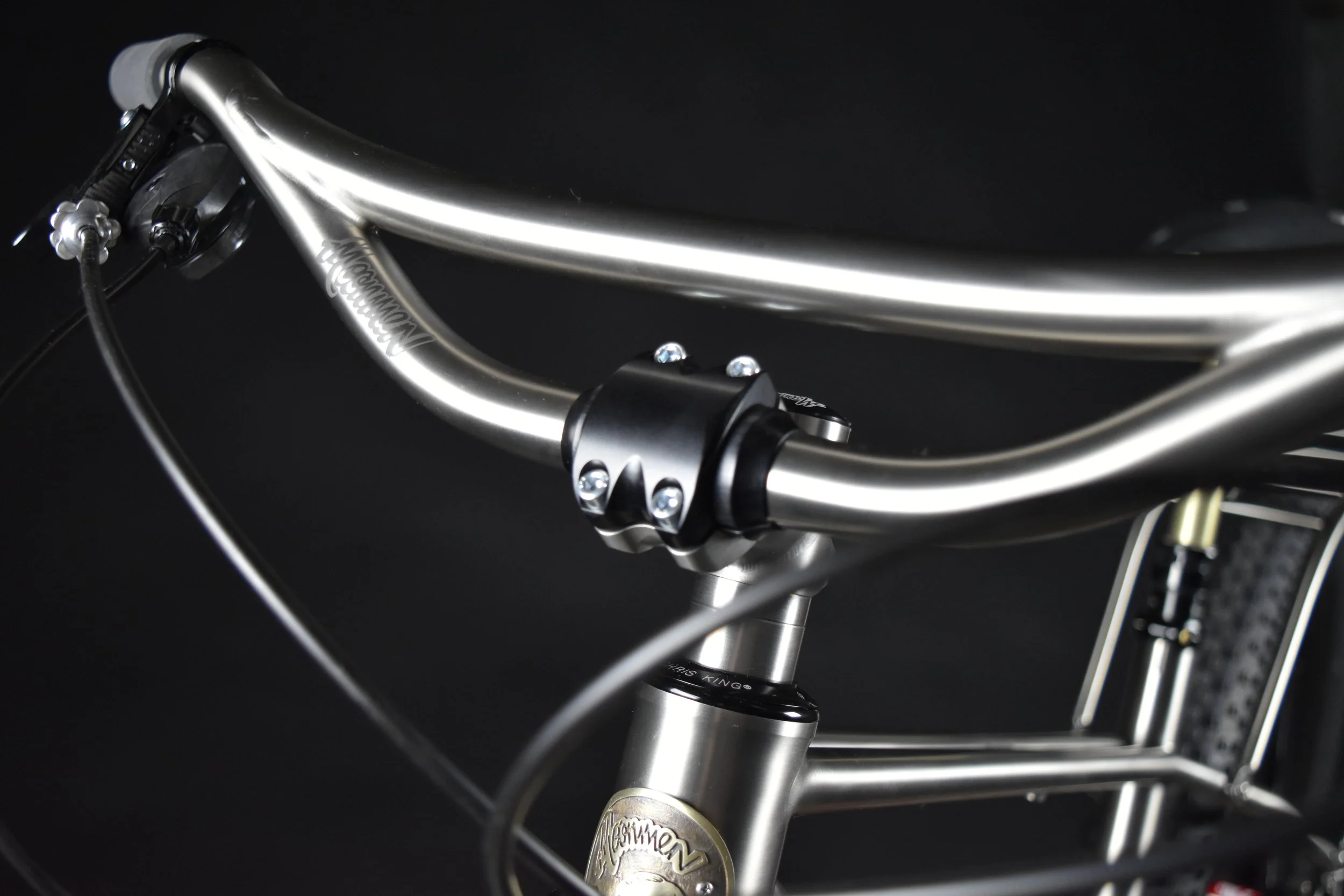 Custom Order Moonriser 2 Piece Titanium Bar — Moonmen Bikes