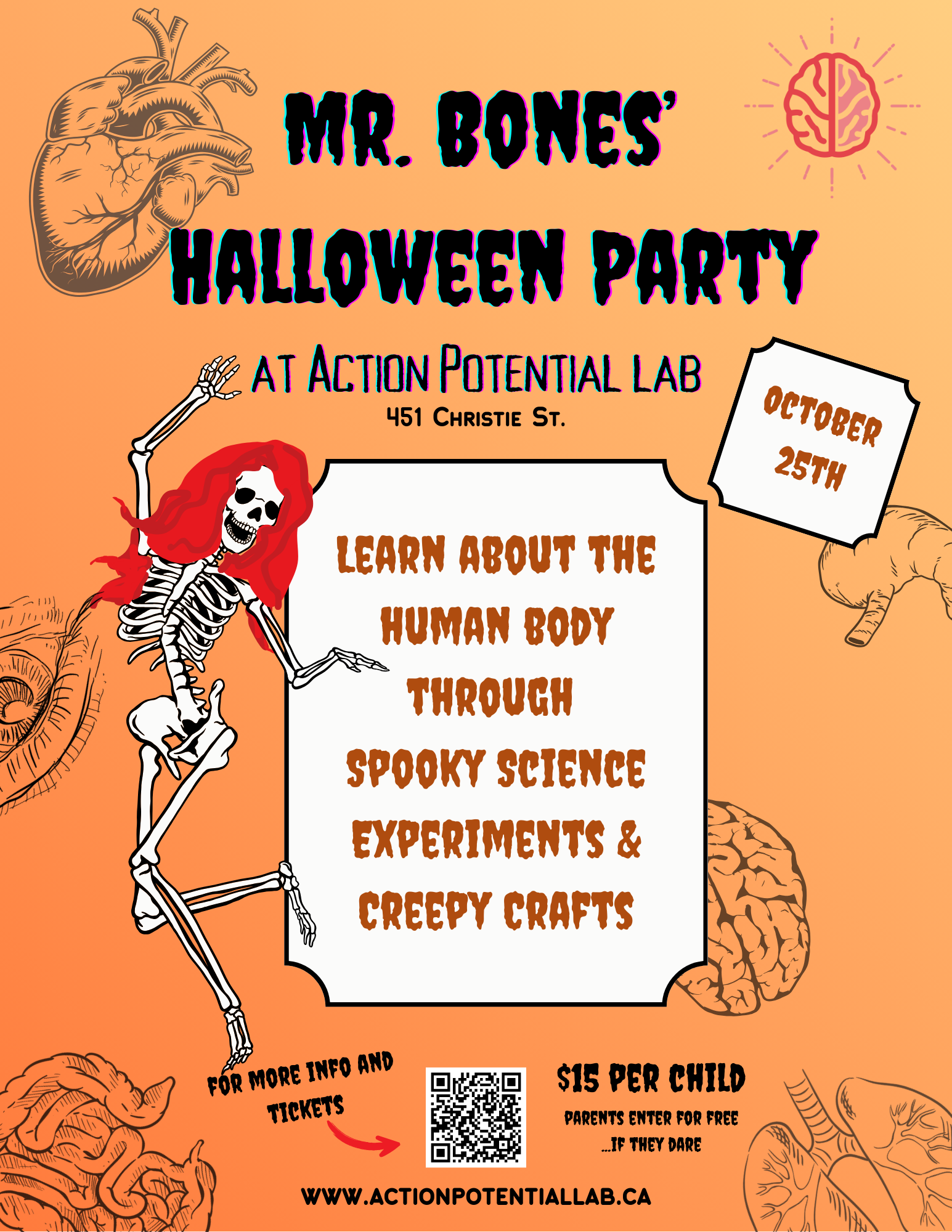Mr. Bones' Halloween Party 2025 — ACTION POTENTIAL LAB