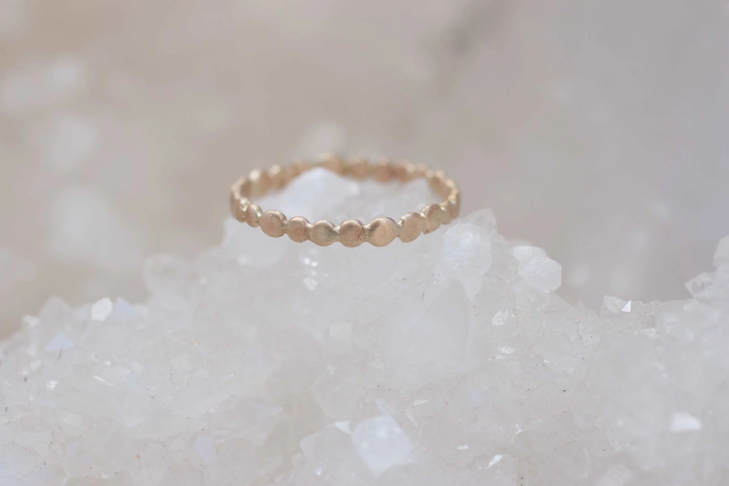Gold Small Pebble Ring | 14k Recycled Gold — Mineralogy