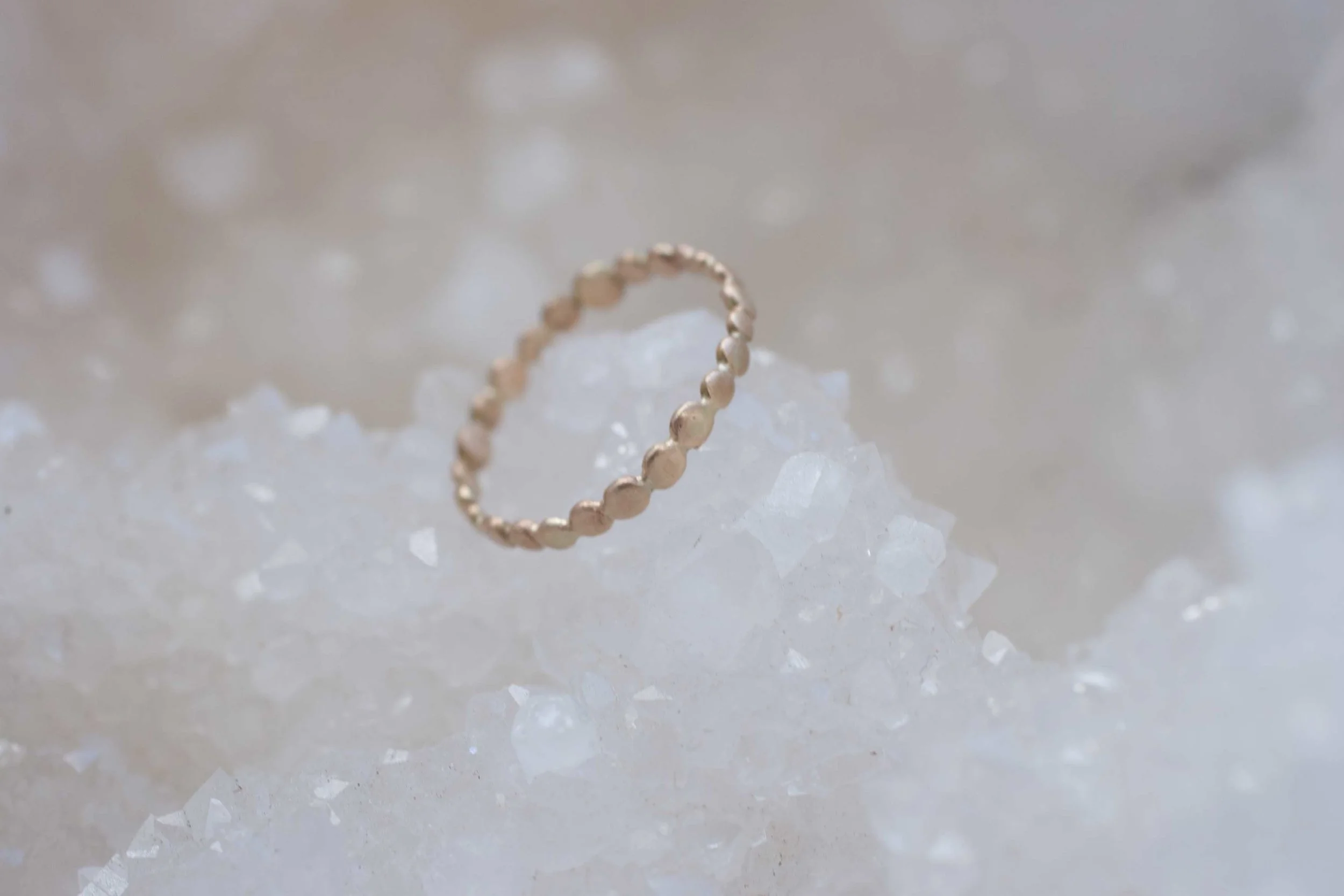 Gold Small Pebble Ring | 14k Recycled Gold — Mineralogy