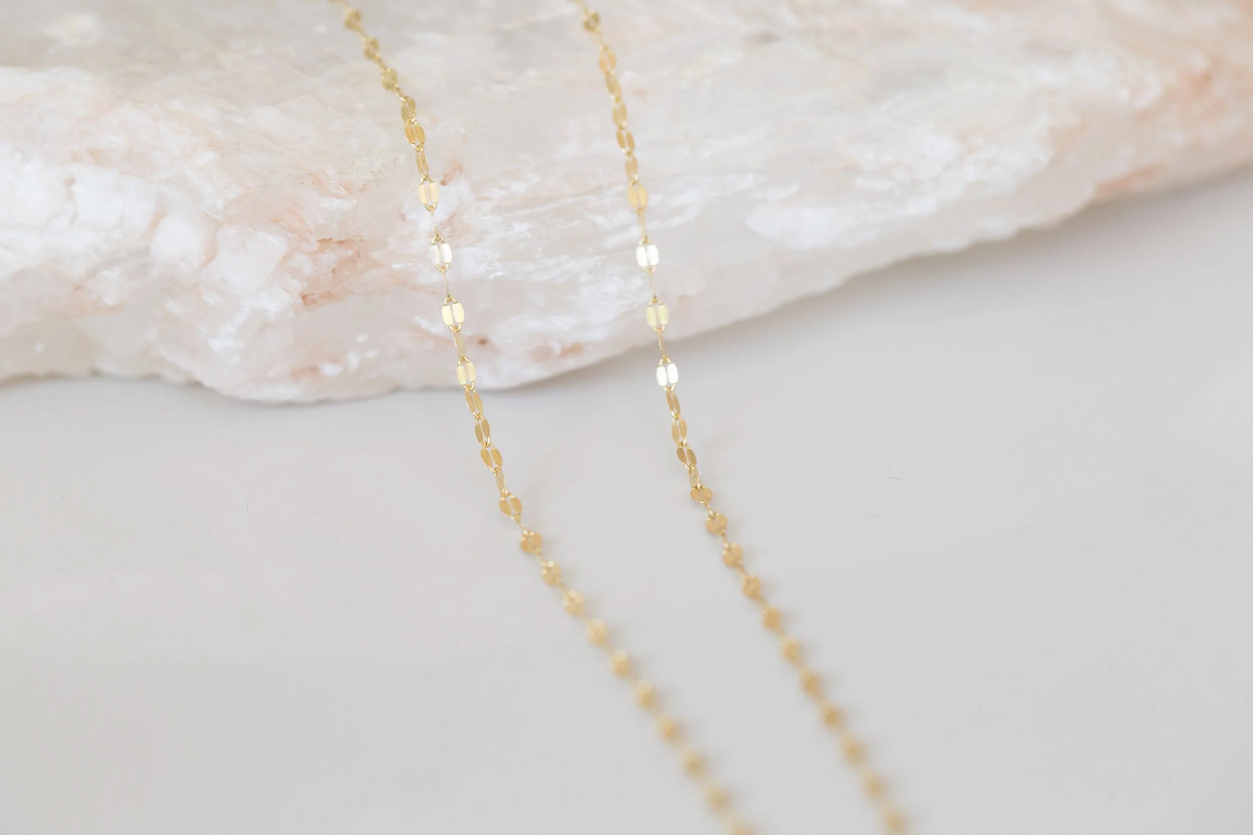 Keyhole Link Chain | 14k Recycled Gold — Mineralogy