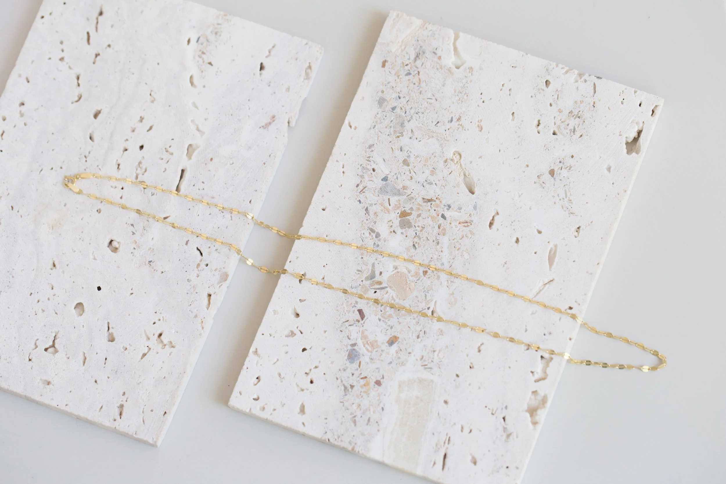 Keyhole Link Chain | 14k Recycled Gold — Mineralogy