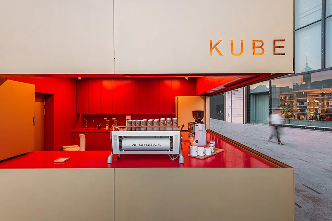 GOLDEN “KUBE” COFFEE KIOSK - % ARABICA’s coffee is now opened at K11 ...