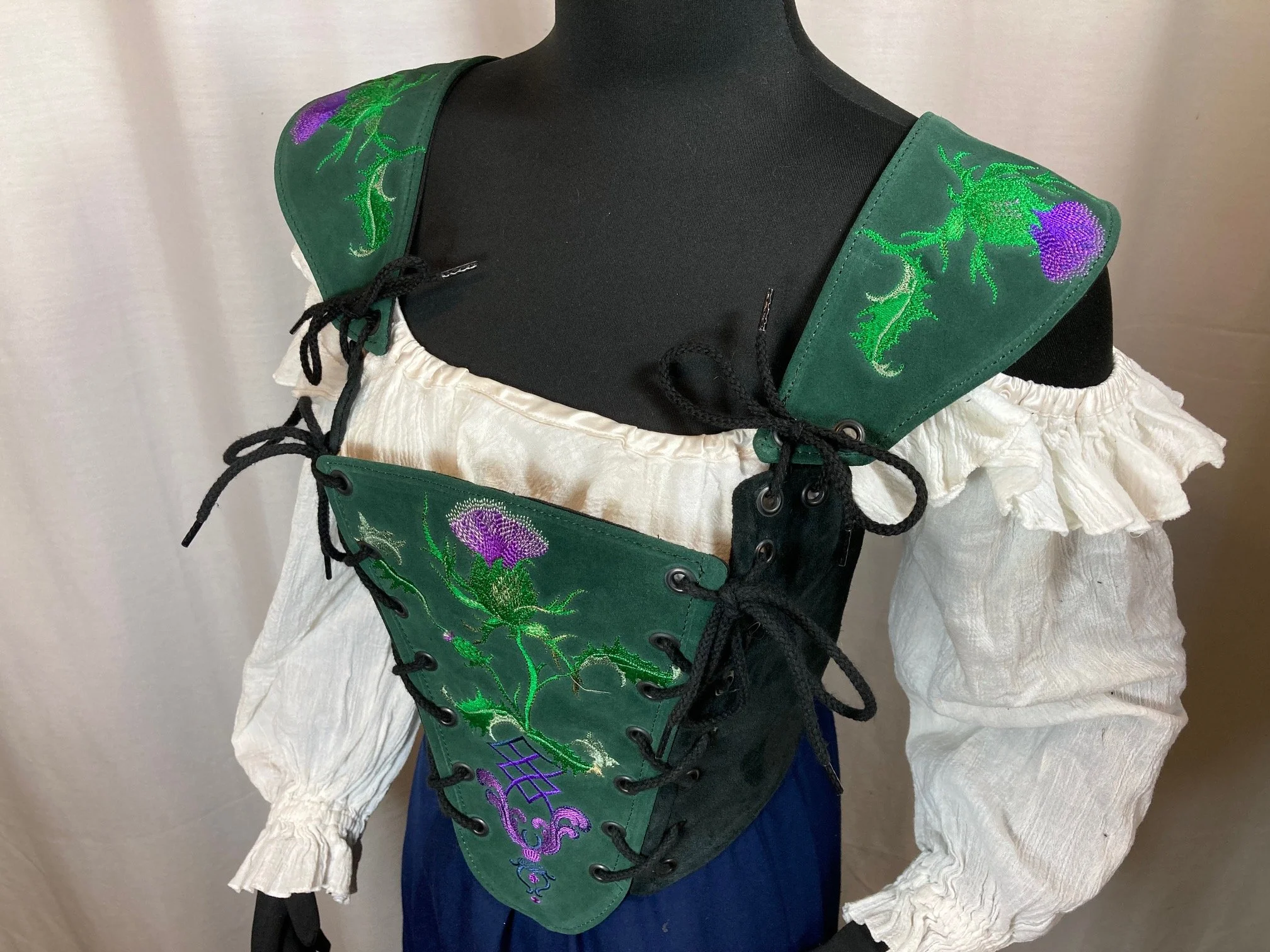 Pendragon Costumes Embroidered Panel Bodice — Pendragon Costumes