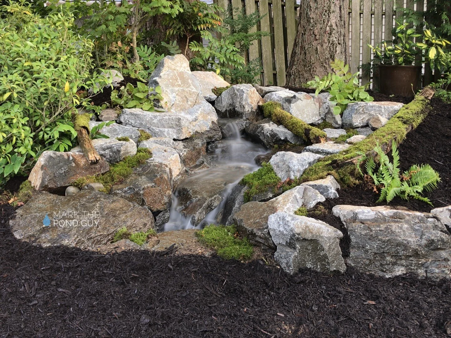 Pondless Waterfall Installation — Mark The Pond Guy