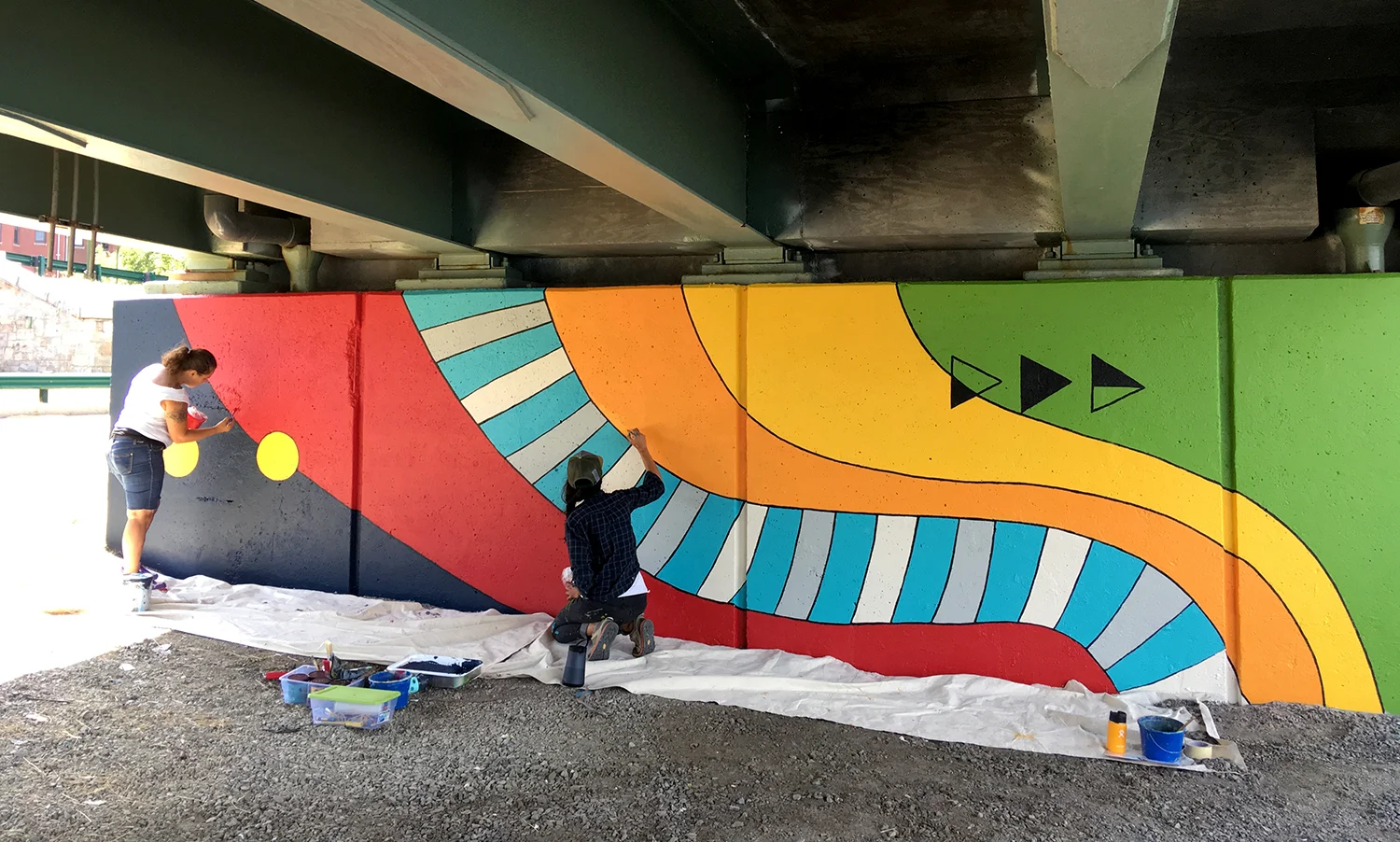 Public Art: Patterned Behavior Mural — Silvia López Chavez