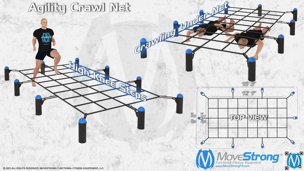 Next Level Agility Training: MoveStrong Agility Crawl Net - MoveStrong