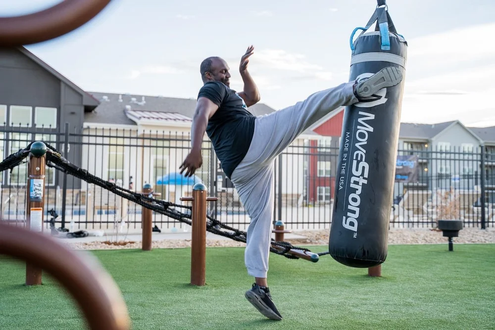 Punching Toward Peak Fitness: MoveStrong Heavy Bag - MoveStrong