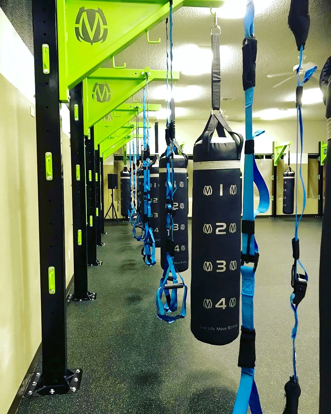 Group Fitness Studio Makes Most Of Space With FightStrong Columns ...