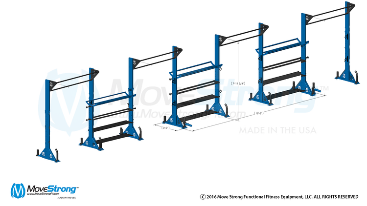 Storage Racks- Gym Equipment Storage Solution
