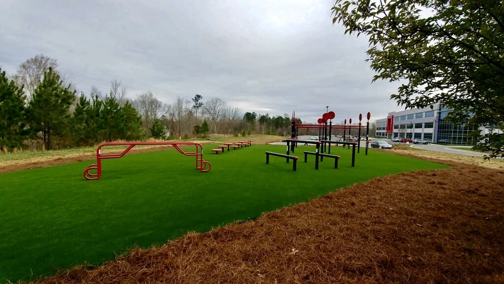 MoveStrong Outdoor Fitness Amenity For Corporate Office Park - MoveStrong