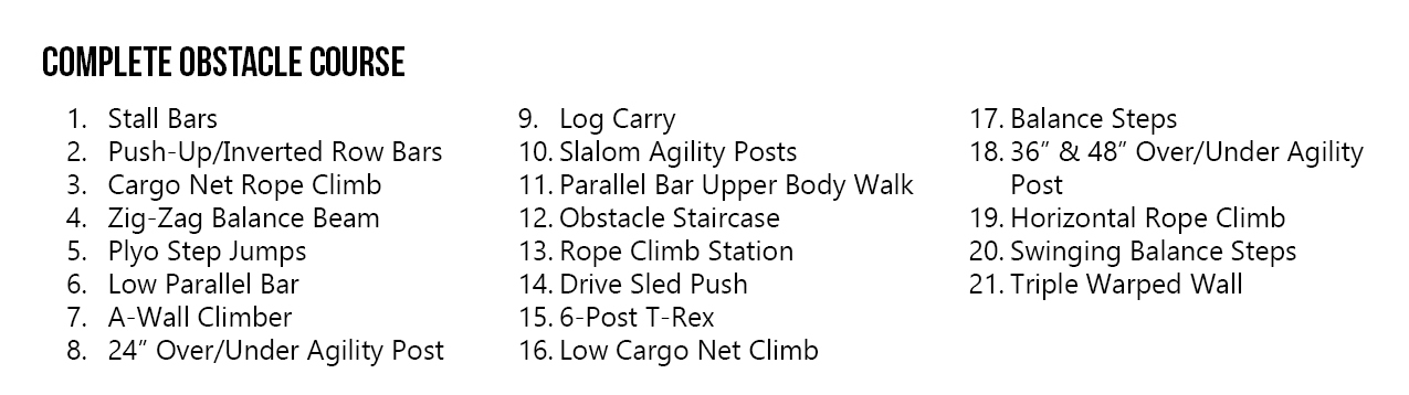 Best Outdoor Obstacle Course And Functional Strength Training