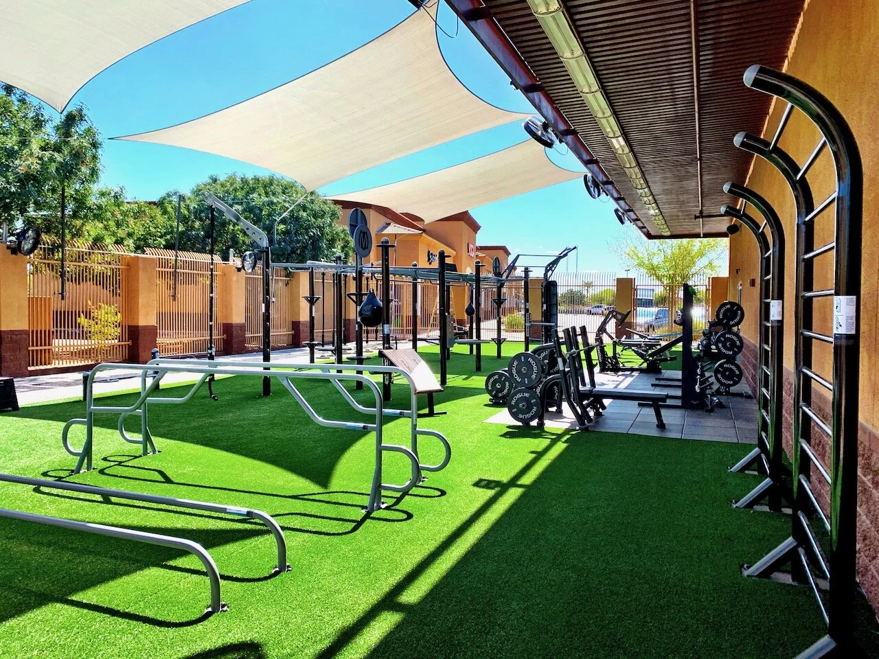 Shade Structure Planning As Part Of Outdoor Fitness Layout And Design ...