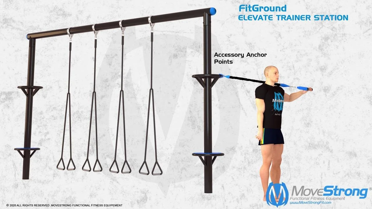 Outdoor Functional Fitness: Elevate Trainer Station - MoveStrong
