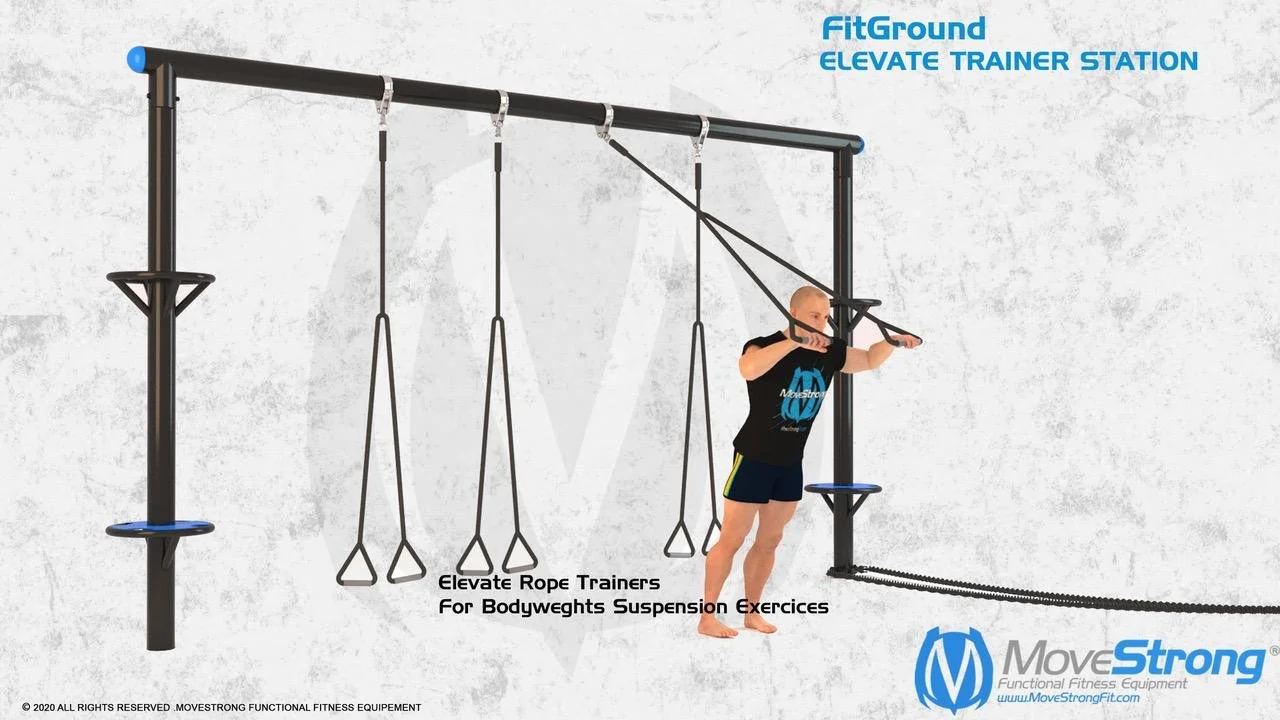 Outdoor Functional Fitness: Elevate Trainer Station - MoveStrong