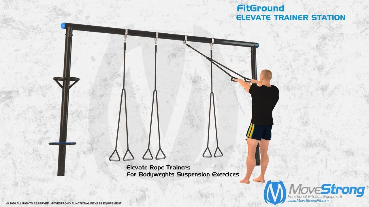Outdoor Functional Fitness: Elevate Trainer Station - MoveStrong