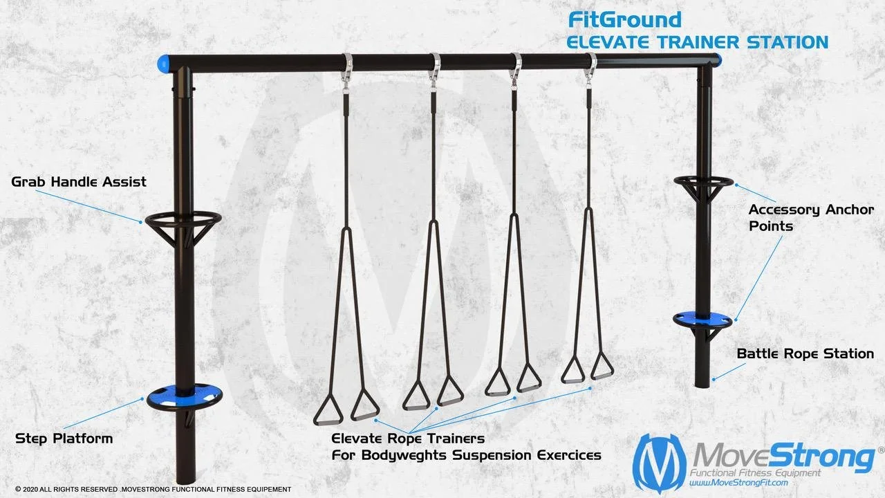 Outdoor Functional Fitness: Elevate Trainer Station - MoveStrong