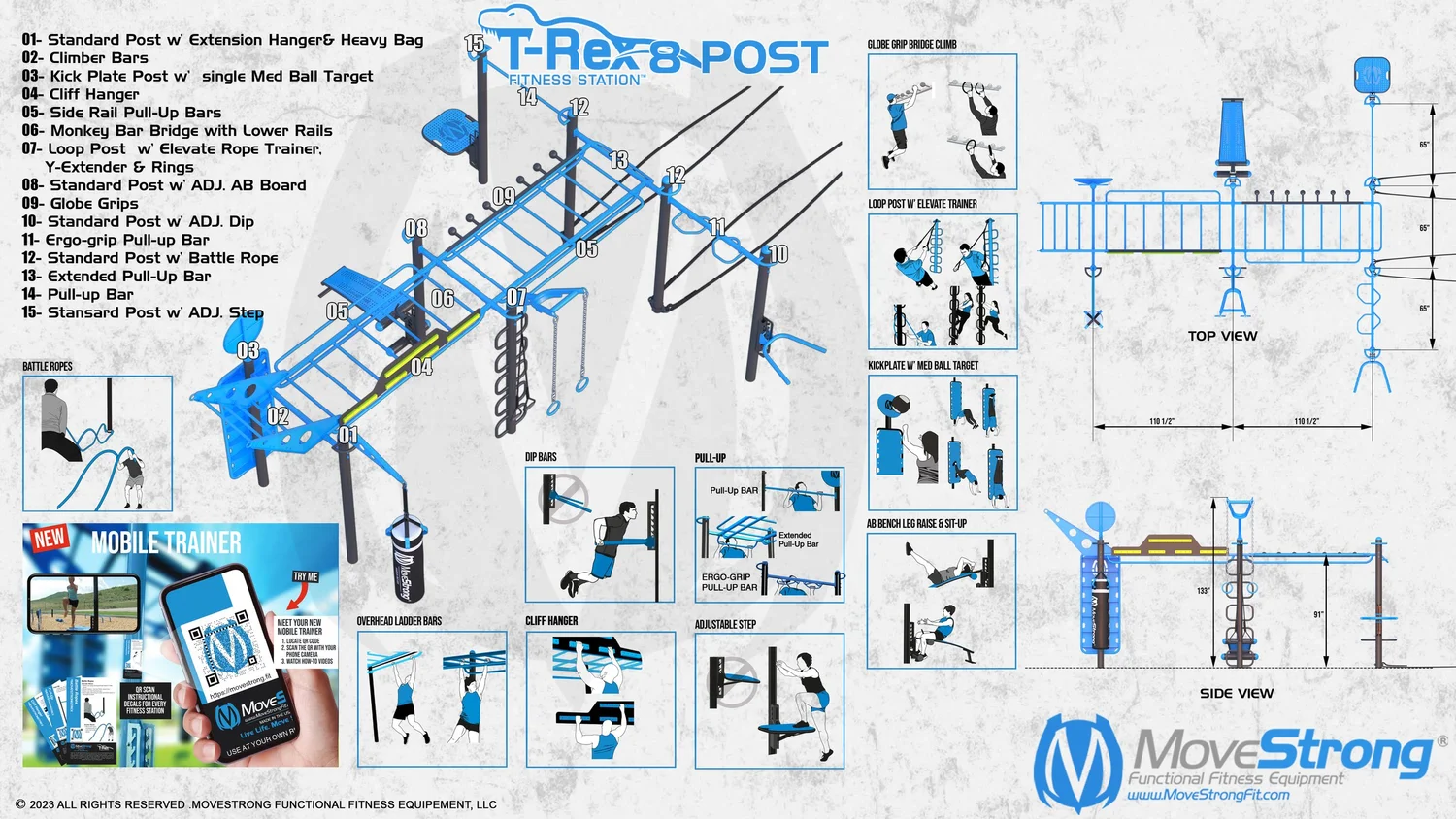 T-Rex 2.0 - Outdoor Training Station New Configurations & Features ...