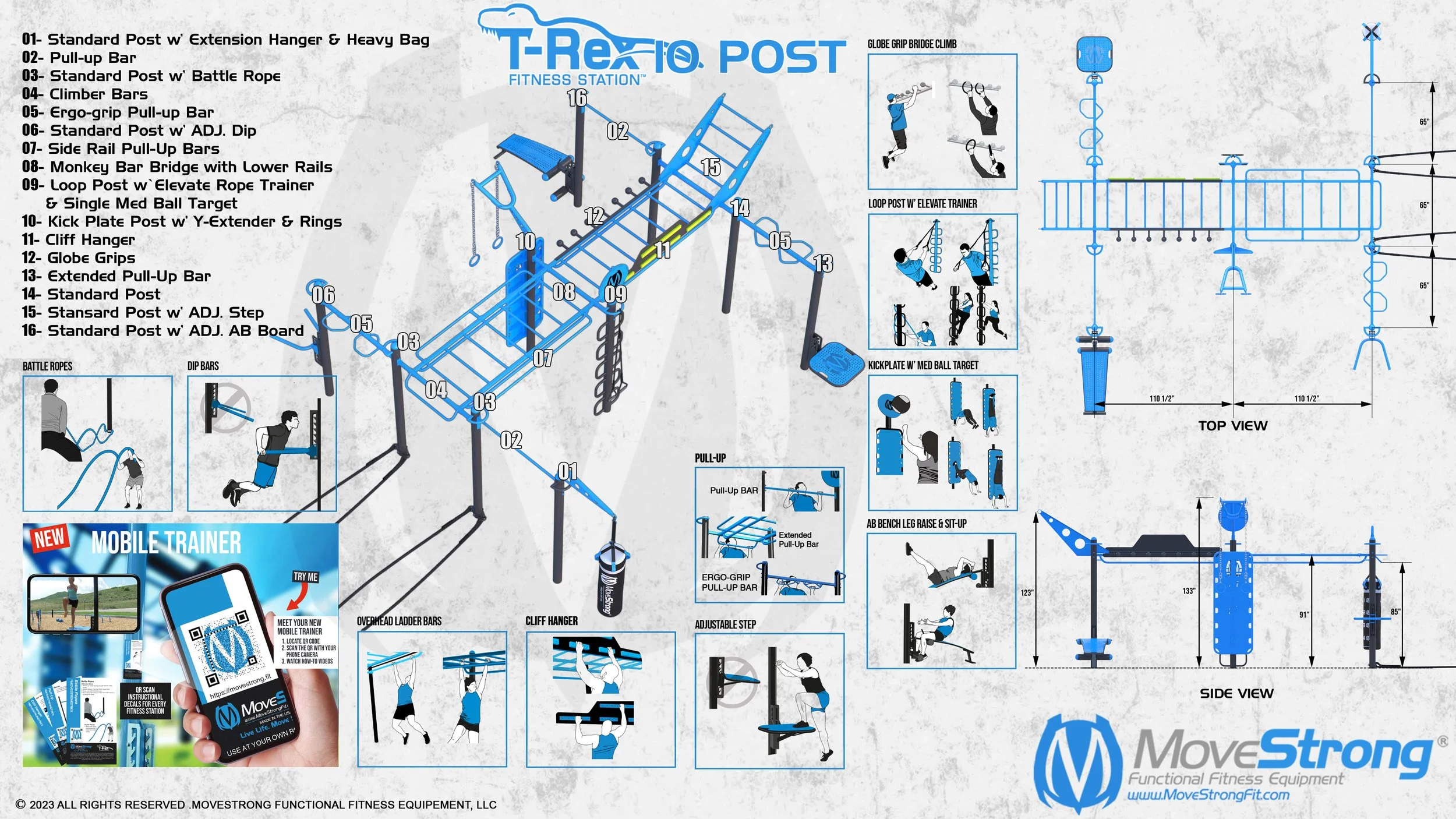 T-Rex 2.0 - Outdoor Training Station New Configurations & Features ...
