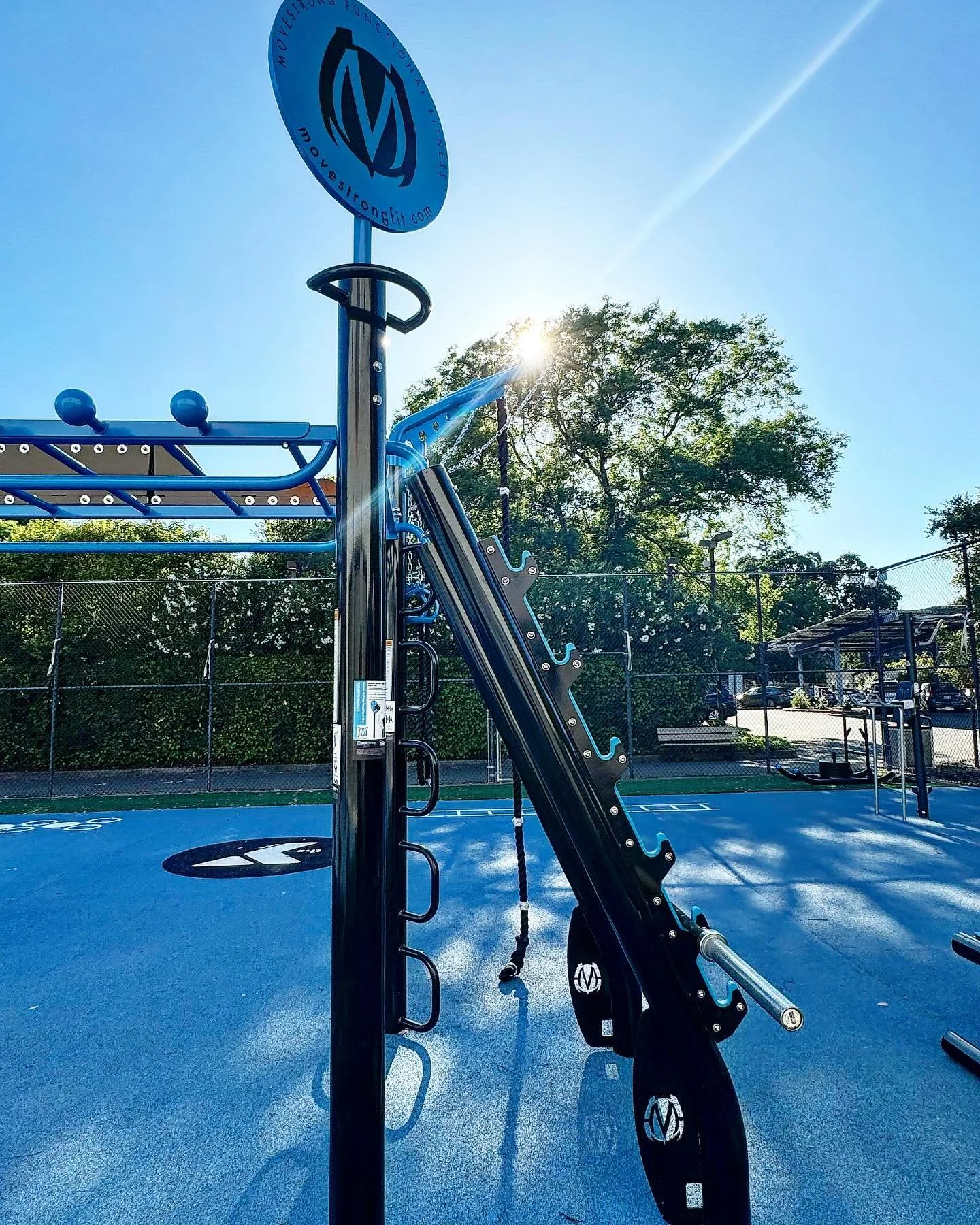 NEW Outdoor Battle Rope Training Station - MoveStrong