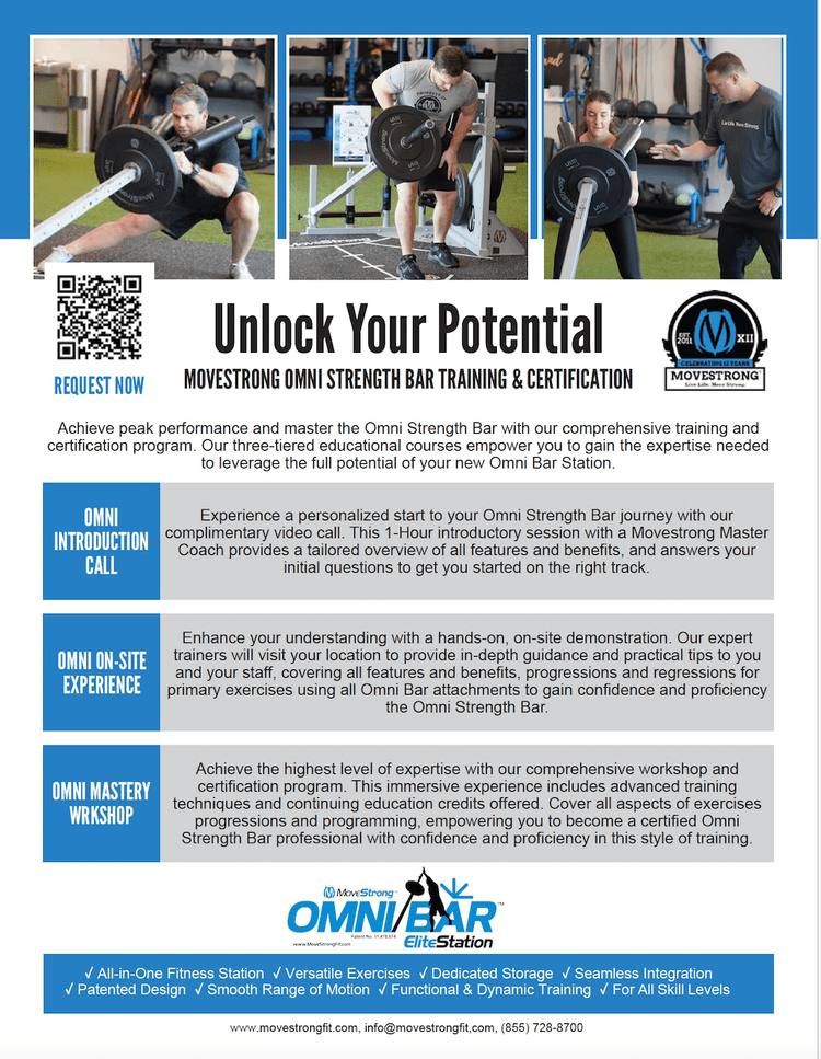 Omni Bar Station: A Game-Changer for Strength Training at MUSC - MoveStrong