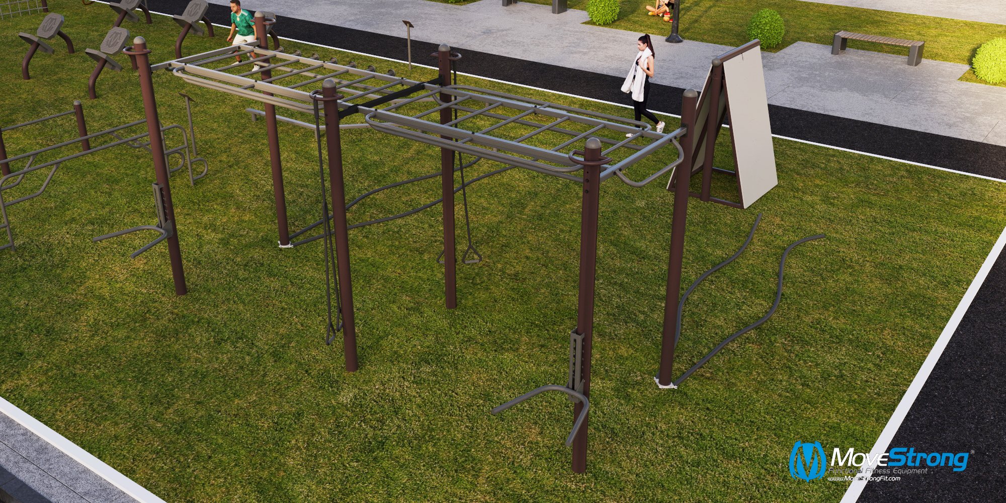 MoveStrong's New Outdoor Obstacle Course and Fitness Area at Virginia ...