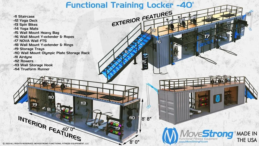 MoveStrong Functional Training Lockers - MoveStrong