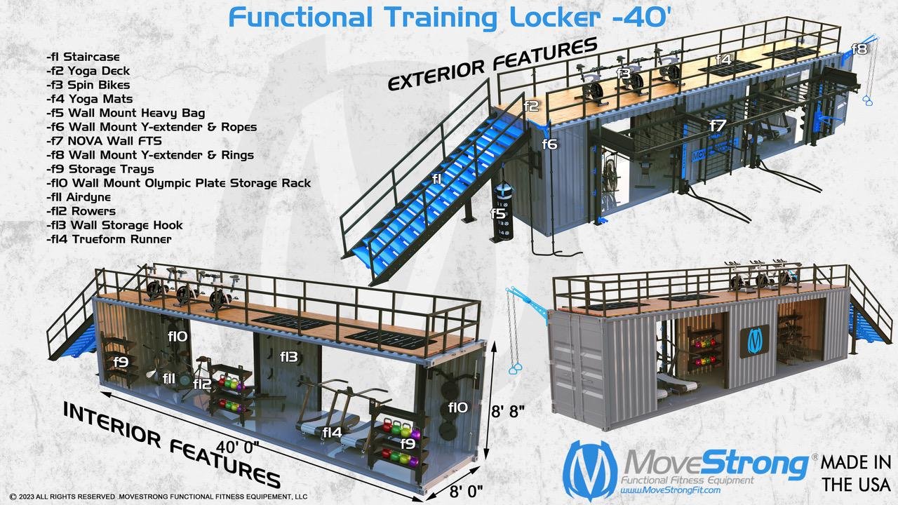 MoveStrong Functional Training Lockers - MoveStrong