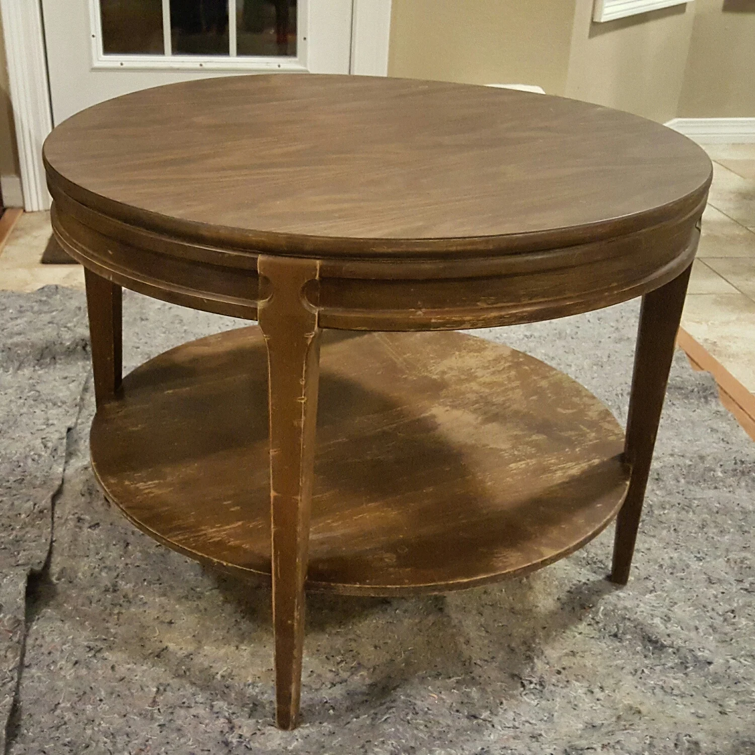 Vintage Mersman Round Coffee Table — T-Monnie