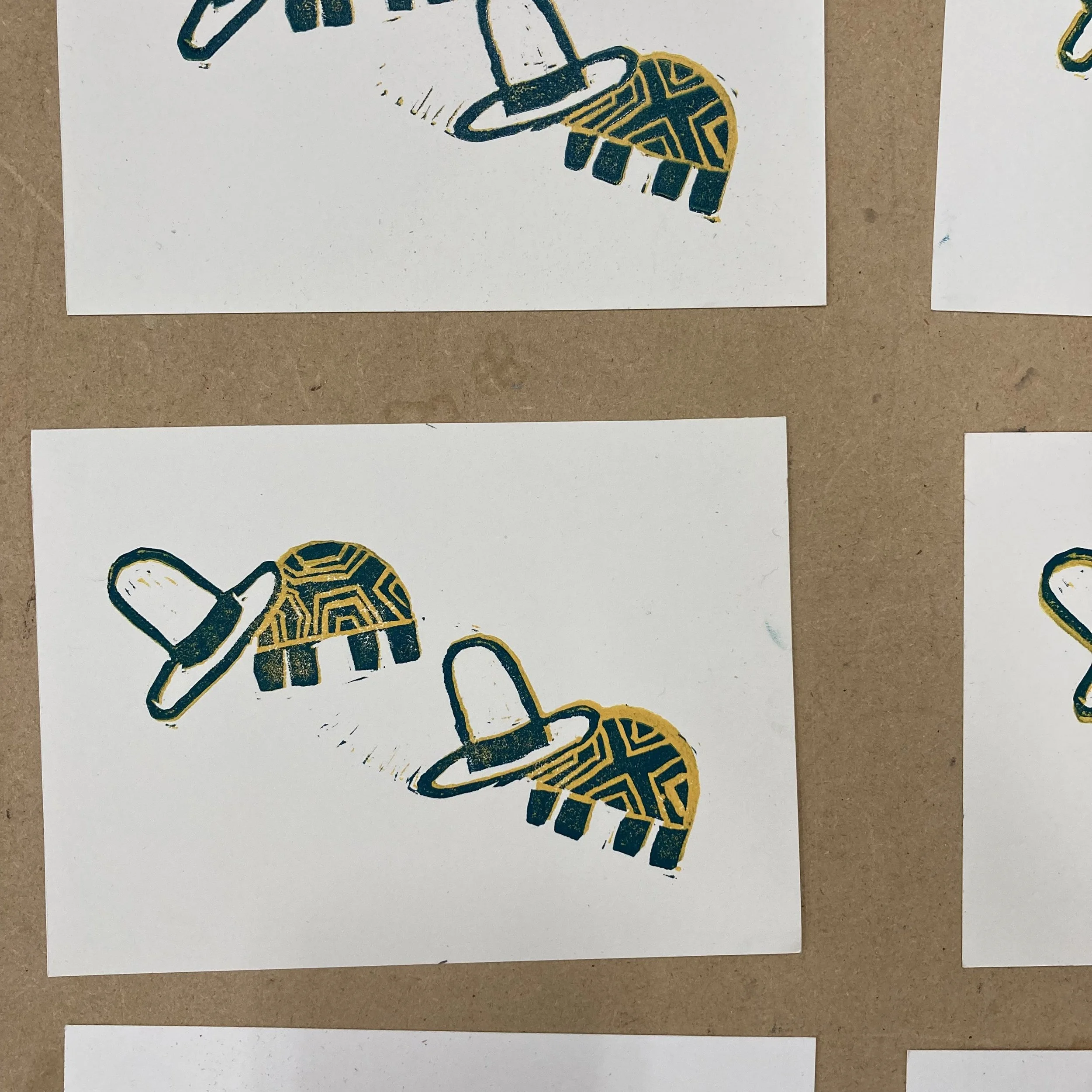Paper Block Printing Class — Denver Tool Library | Lending, DIY Classes ...