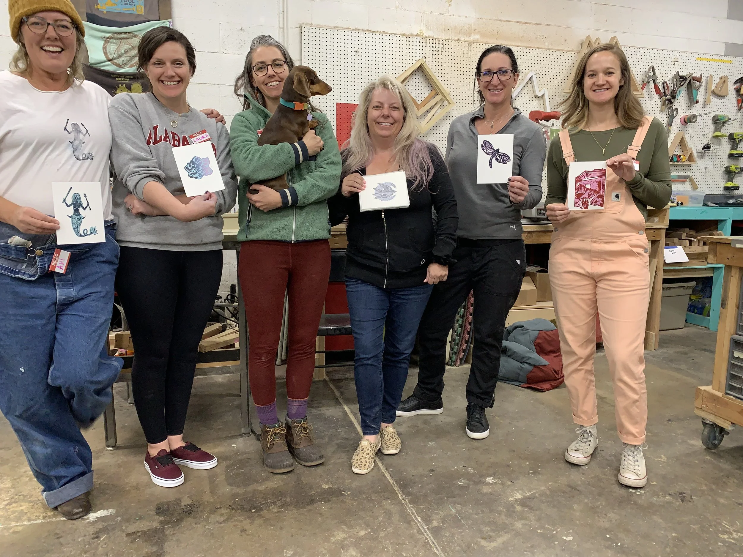 Paper Block Printing Class — Denver Tool Library | Lending, DIY Classes ...