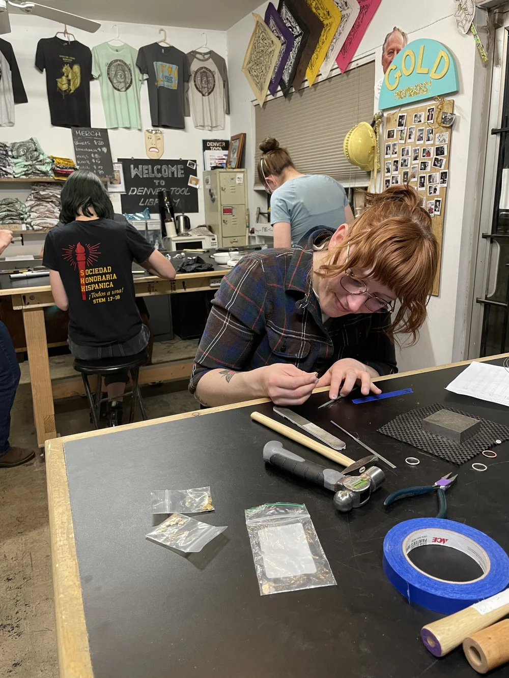 Silver Stacking Rings Metalsmithing Class — Denver Tool Library ...